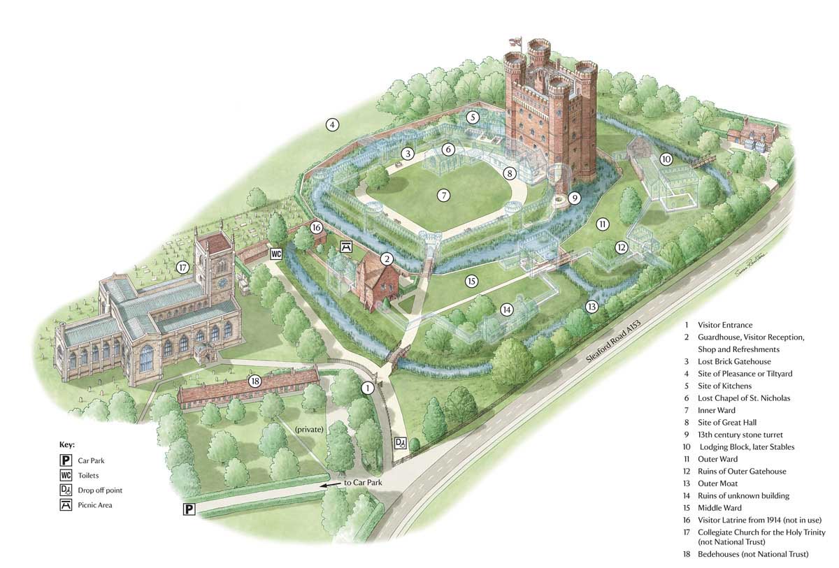 Simon Roulstone - Illustrated bird's-eye maps - National Trust