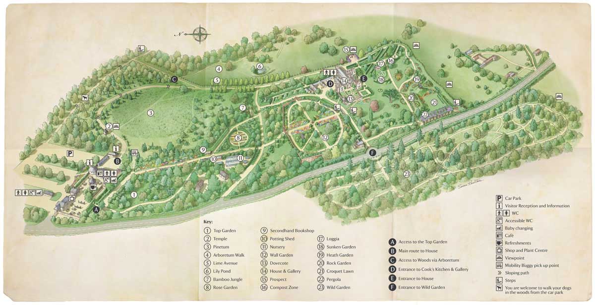 Simon Roulstone - Illustrated bird's-eye maps - National Trust
